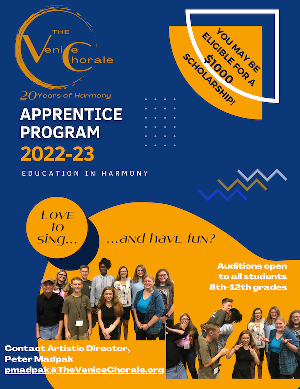 Youth Programs - The Venice Chorale